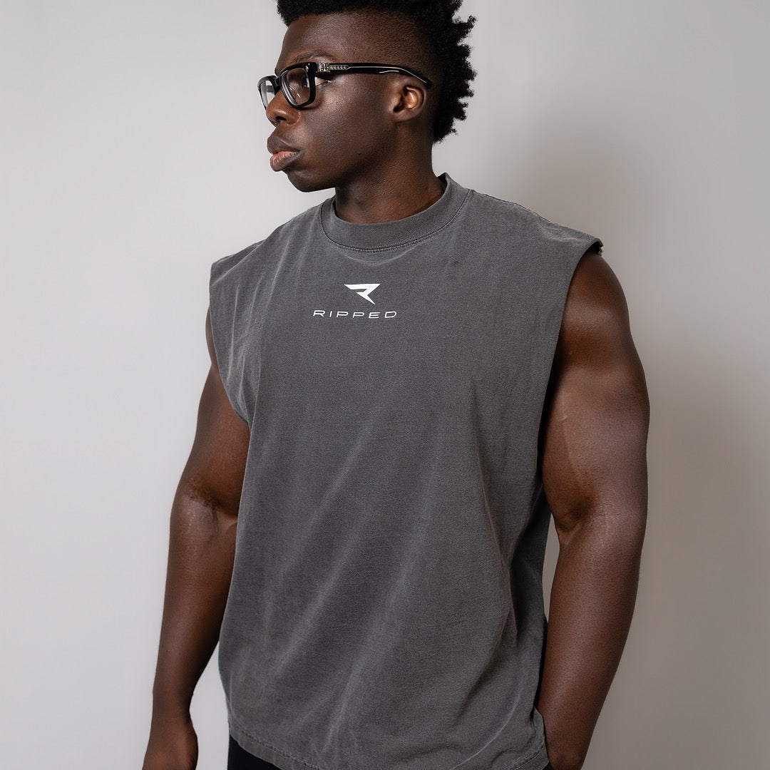 RIPPED Max Heavyweight Cut-Off Tee
